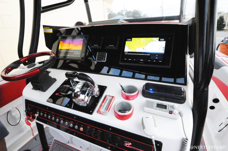 Renegade Center Console Custom SeaDek®, Acrylic Panels, Electronics ...