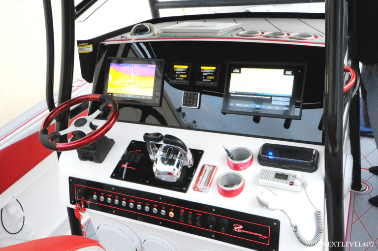 Renegade Center Console Custom SeaDek®, Acrylic Panels, Electronics ...