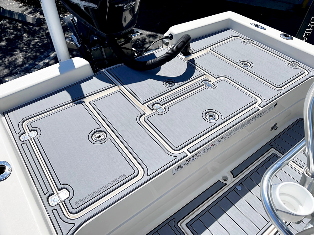 Shearwater Center Console Gets SeaDek®, Minn Kota, JL Audio, Fusion ...