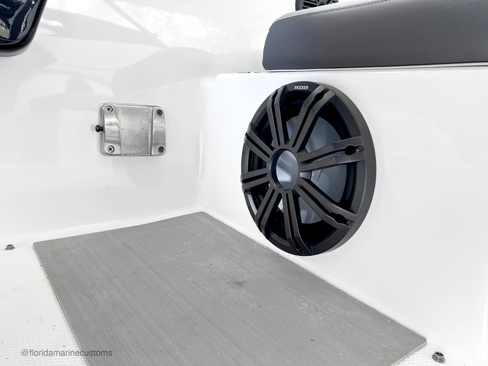 Yamaha gets upgrades Audio and Cabin Lights! – Florida Marine Customs ...